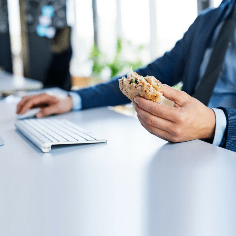 eating at desk - Ritualize